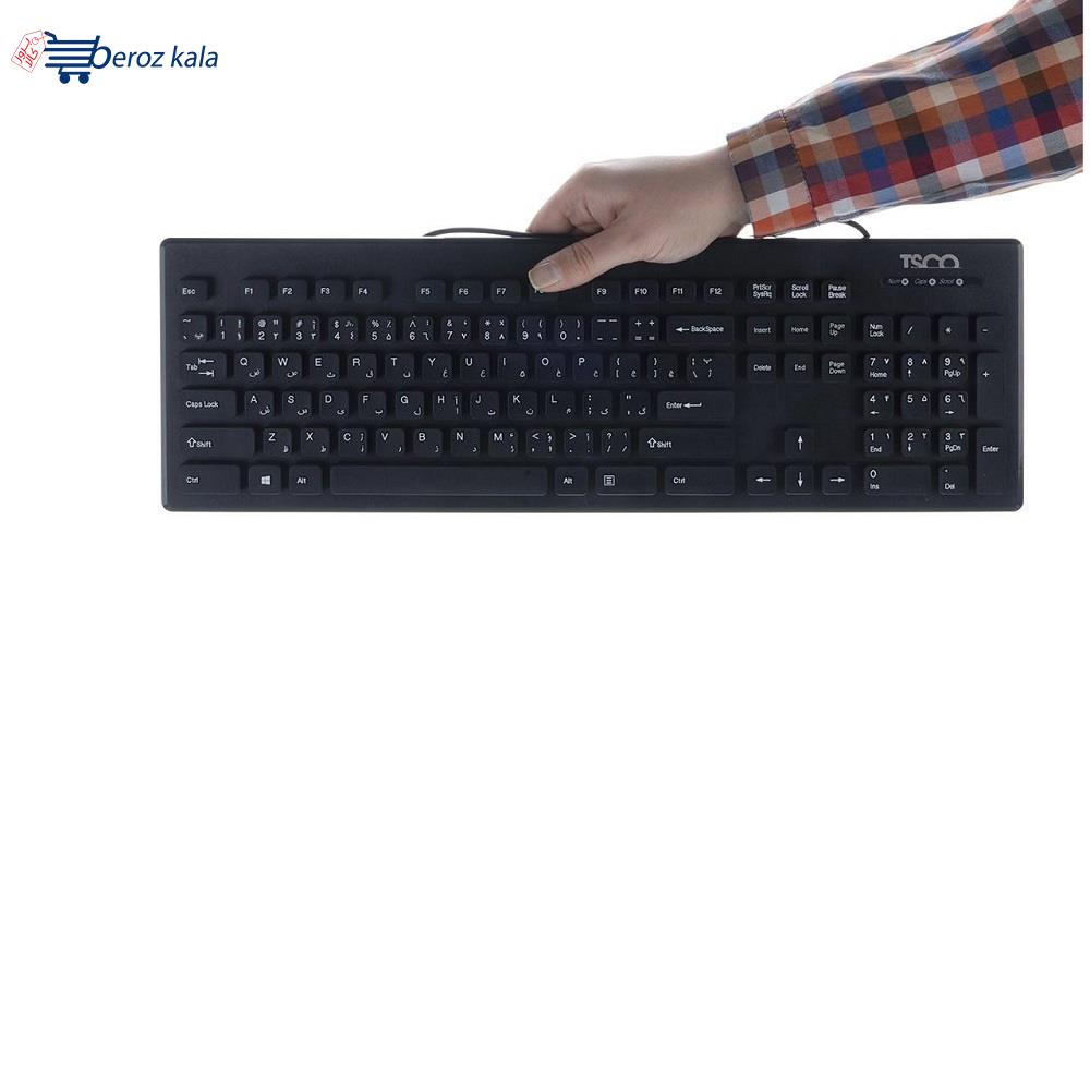 کیبورد تسکو مدل TK8022 با حروف فارسی